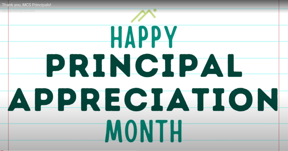 Celebrating Our Exceptional Principals! | Murray County Schools